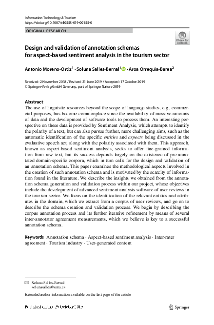 (PDF) Design and validation of annotation schemas for aspect-based sentiment analysis in the ...