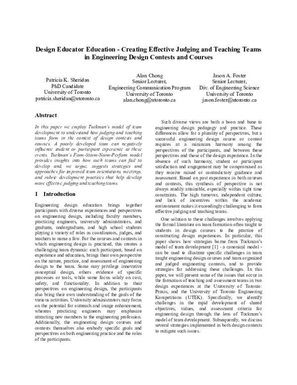 (PDF) Design Educator Education - Creating Effective Judging and ...