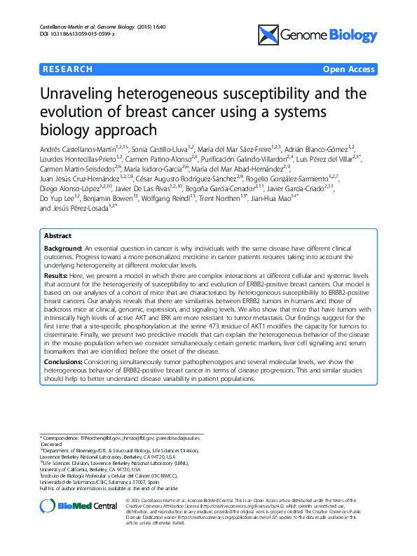 (PDF) Unraveling heterogeneous susceptibility and the evolution of ...