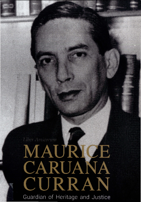 (PDF) Maurice Caruana Curran : guardian of heritage and justice