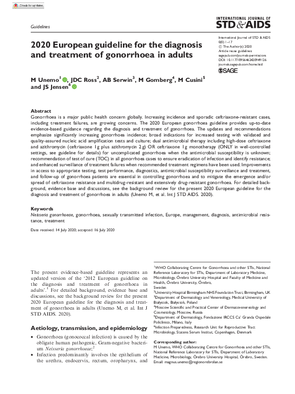 (PDF) 2020 European guideline for the diagnosis and treatment of ...