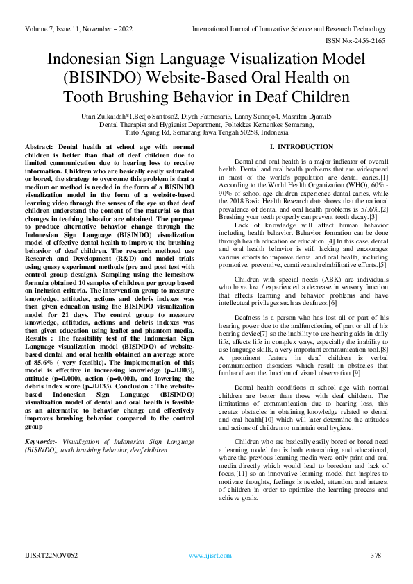 (PDF) Indonesian Sign Language Visualization Model (BISINDO) Website ...