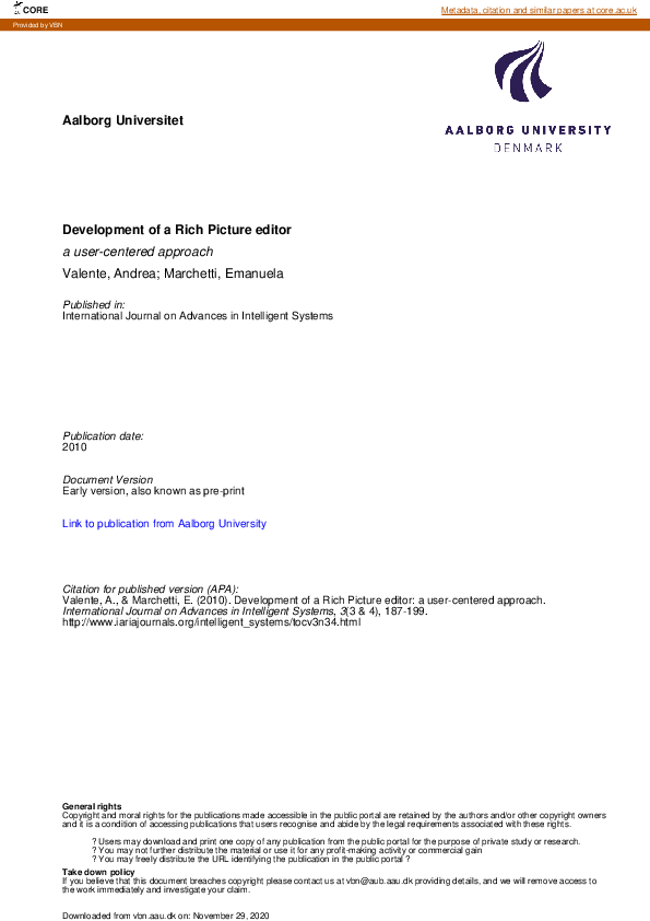 (PDF) Development of a Rich Picture editor:a user-centered approach