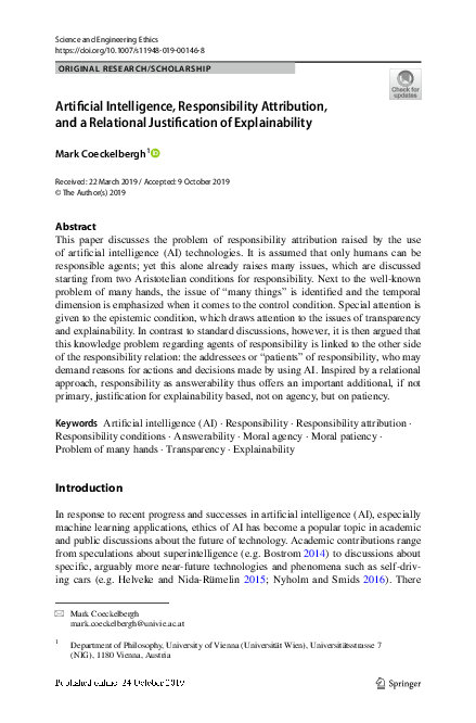 (PDF) Designing Explainability of an Artificial Intelligence System