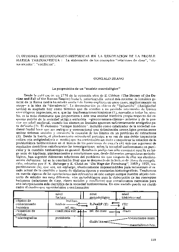 (PDF) Cuesiones metodológico-históricas en la renovación de la ...