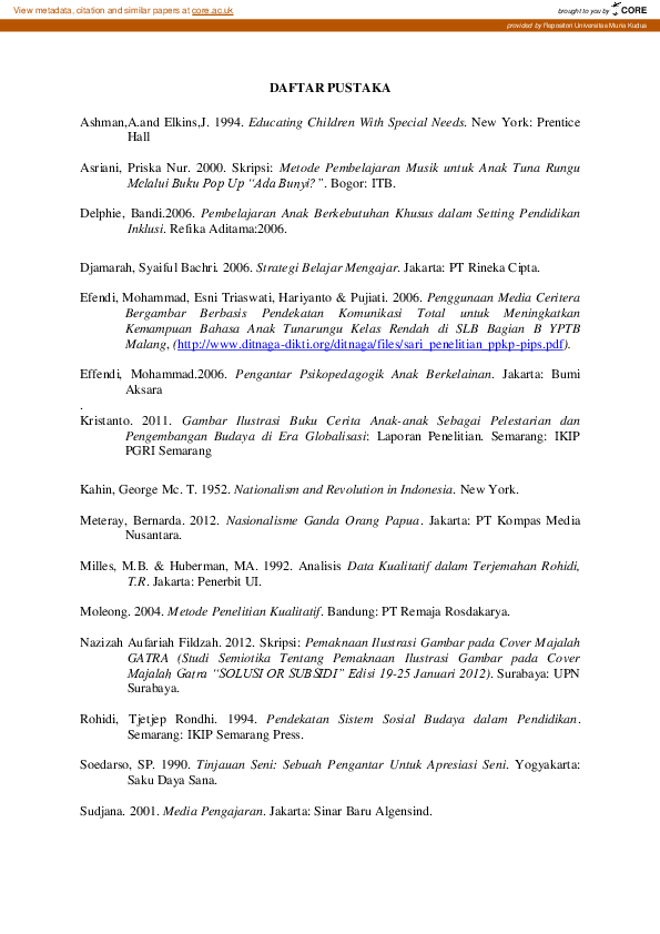 (PDF) Pembelajaran IPS Dalam Upaya Menumbuhkan Nasionalisme Melalui Gambar Untuk Siswa Tunarungu ...