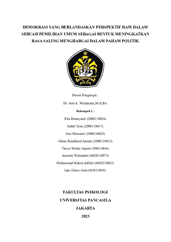(PDF) UAS Psi Dewasa Kel 1 | Indah Yana - Academia.edu