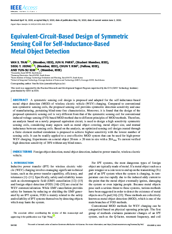 (PDF) Equivalent-Circuit-Based Design of Symmetric Sensing Coil for Self-Inductance-Based Metal ...