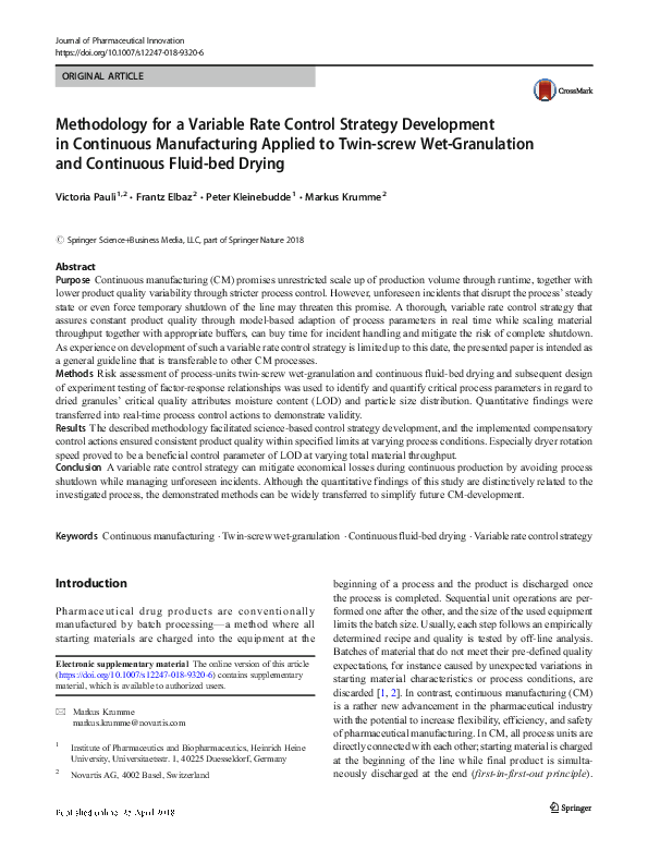 (PDF) Methodology for a Variable Rate Control Strategy Development in ...