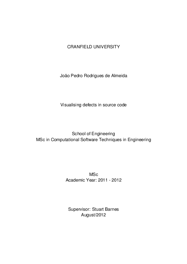 Pdf Visualizing Defects In Source Code
