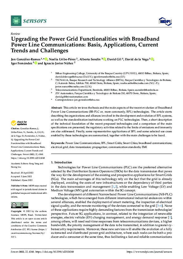 Pdf Upgrading The Power Grid Functionalities With Broadband Power Line Communications Basis
