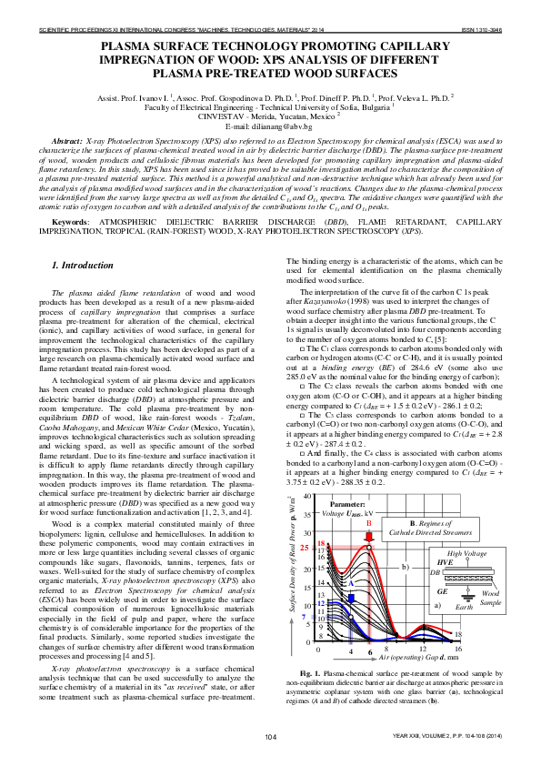(PDF) Plasma surface technology promoting capillary impregnation of ...