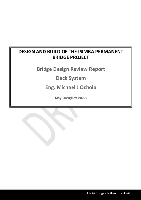 (PDF) DESIGN AND BUILD OF THE ISIMBA PERMANENT BRIDGE PROJECT Bridge ...