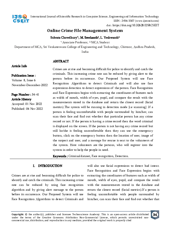 (PDF) Online Crime File Management System