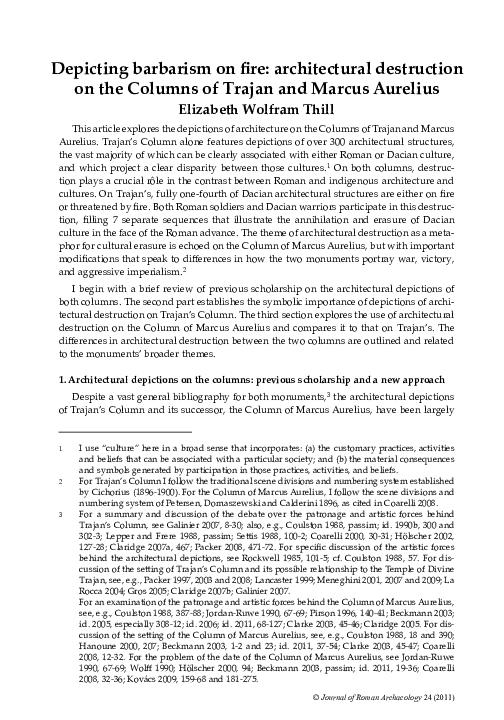 (PDF) Depicting barbarism on fire: architectural destruction on the ...
