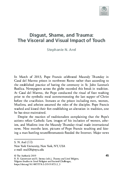 (PDF) Disgust, Shame, and Trauma: The Visceral and Visual Impact of ...