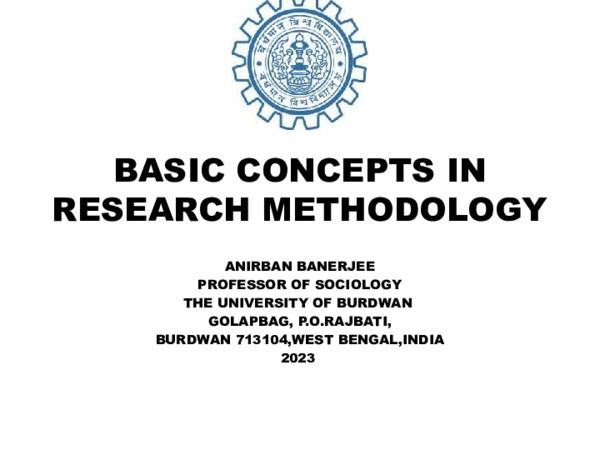 (PPT) BASIC CONCEPTS IN RESEARCH METHODOLOGY
