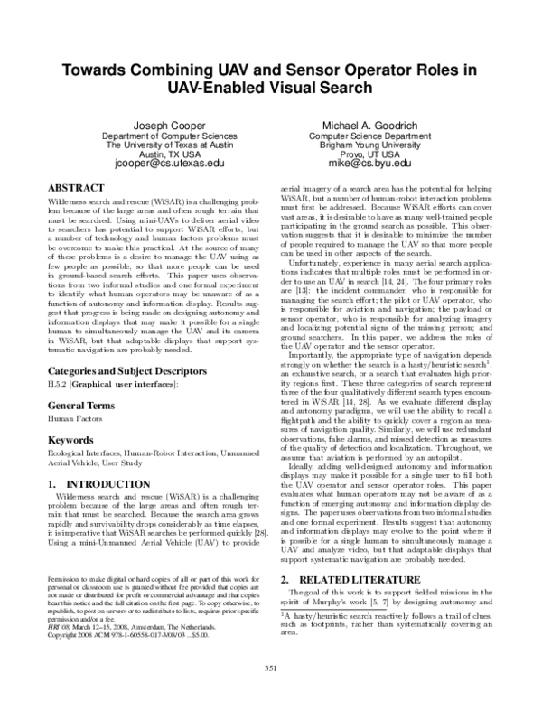 (PDF) Towards combining UAV and sensor operator roles in UAV-enabled ...