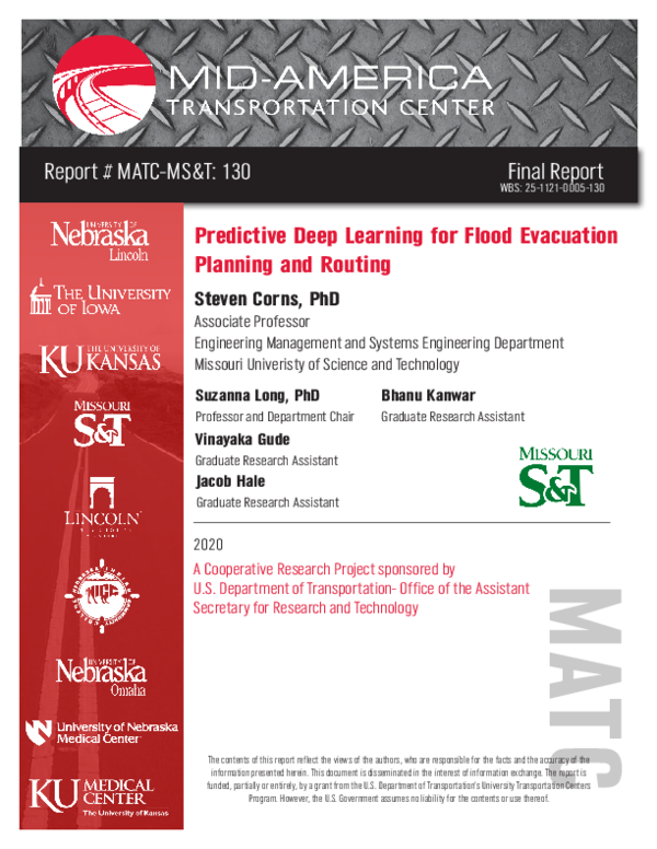 (PDF) Predictive Deep Learning for Flood Evacuation Planning and Routing