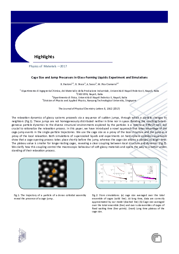 (PDF) Cage Size and Jump Precursors in Glass-Forming Liquids ...