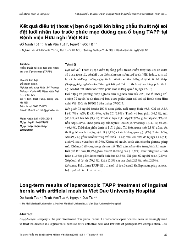(PDF) Results of manangement for post-chest trauma and chest wound ...