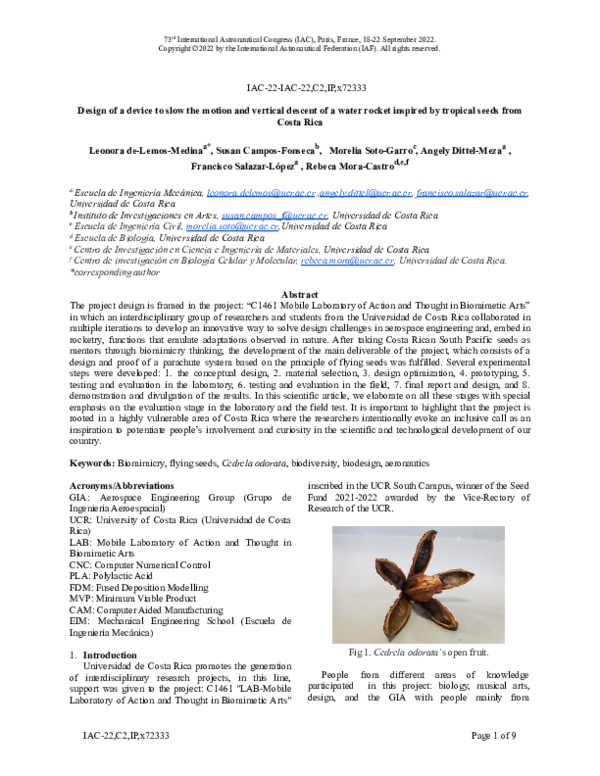 (PDF) Design of a device to slow the motion and vertical descent of a ...