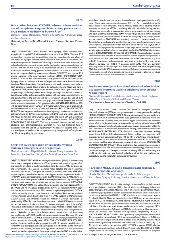 (PDF) 2193: Targeting MELK in acute lymphoblastic leukemia, new ...