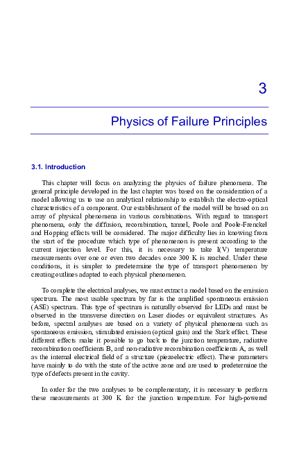 (PDF) Reliability, Robustness and Failure Mechanisms of LED Devices