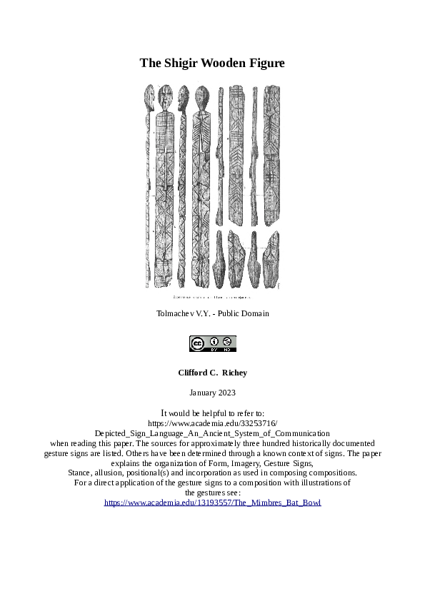 (PDF) The Shigir Wooden Figure