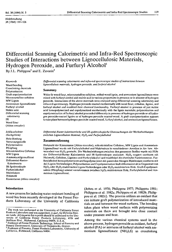 (PDF) Differential Scanning Calorimetric and Infra-Red Spectroscopic ...