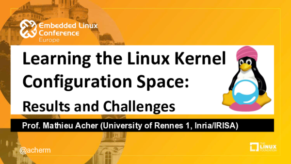 (PDF) Learning From Thousands of Build Failures of Linux Kernel Configurations | Mathieu Acher ...