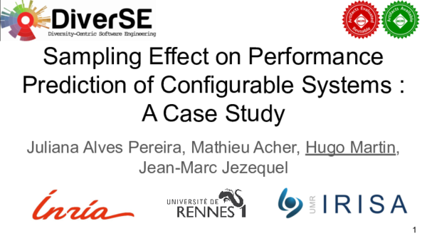 (PDF) Sampling Effect on Performance Prediction of Configurable Systems