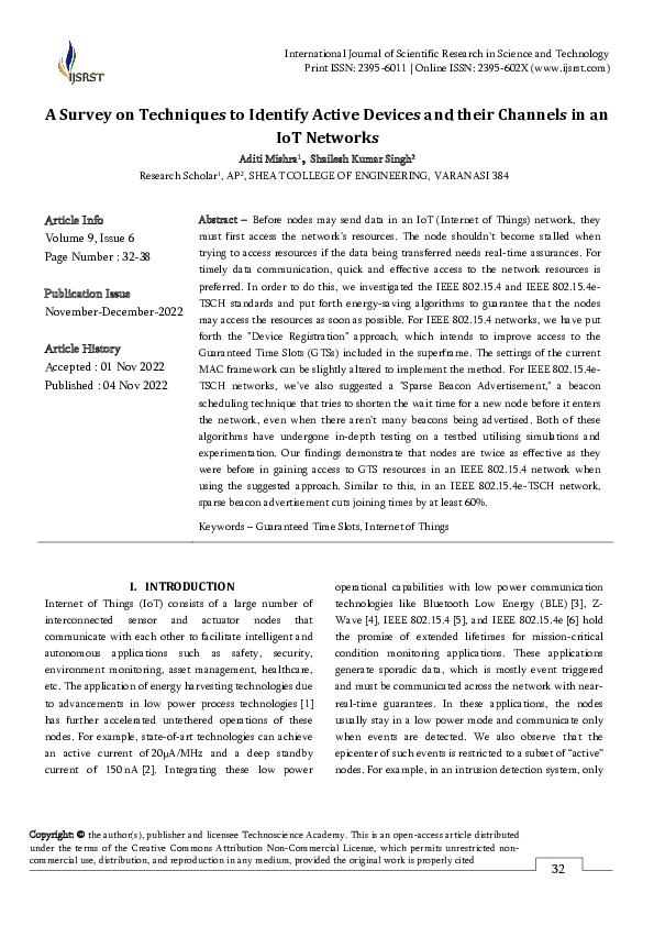 (PDF) A Survey on Techniques to Identify Active Devices and their ...