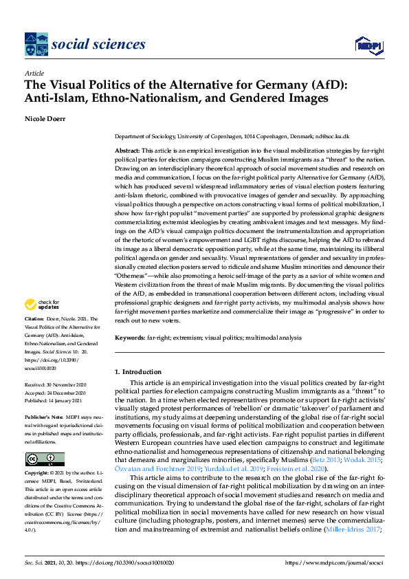 (PDF) The Visual Politics of the Alternative for Germany (AfD): Anti ...