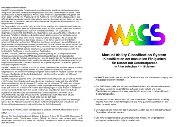 Pdf Manual Ability Classification System