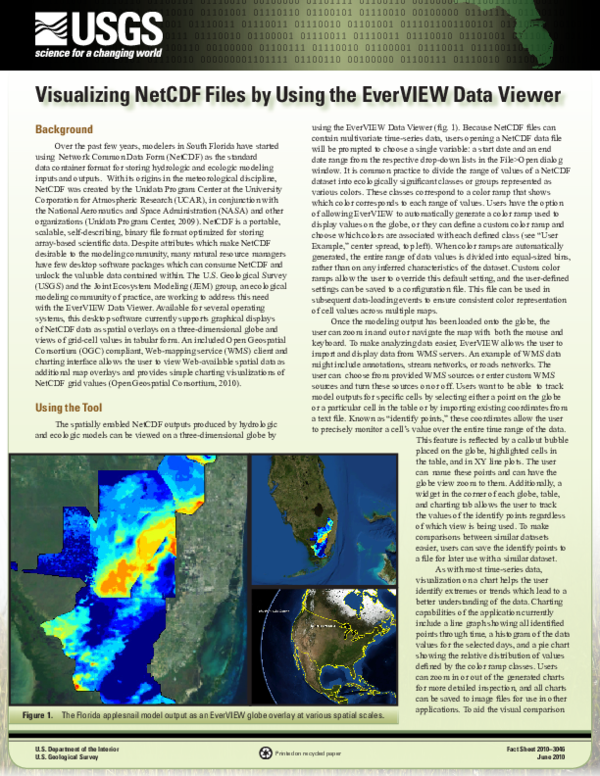 (PDF) Visualizing NetCDF Files by Using the EverVIEW Data Viewer ...