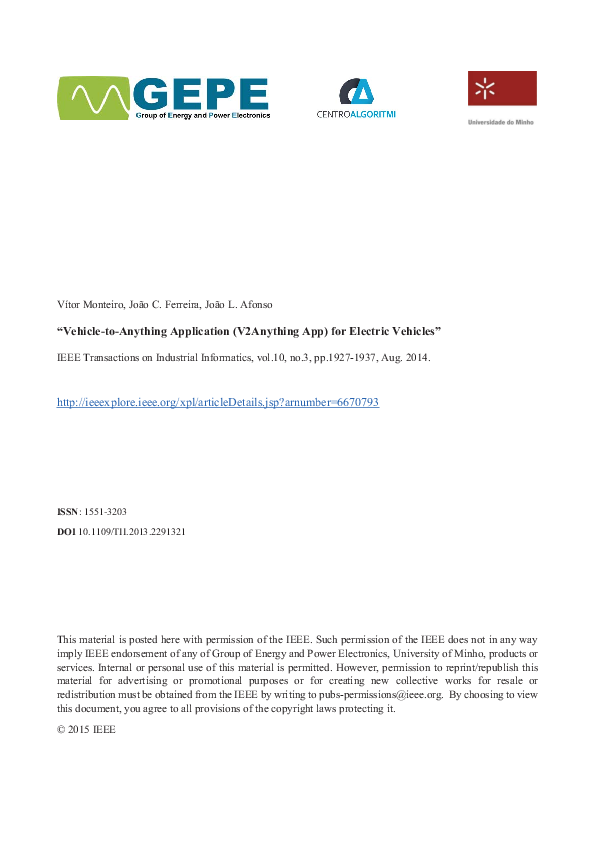 (PDF) Vehicle-to-Anything Application (V2Anything App) for Electric ...