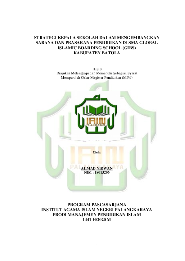 (PDF) Strategi kepala sekolah dalam mengembangkan sarana dan prasarana ...