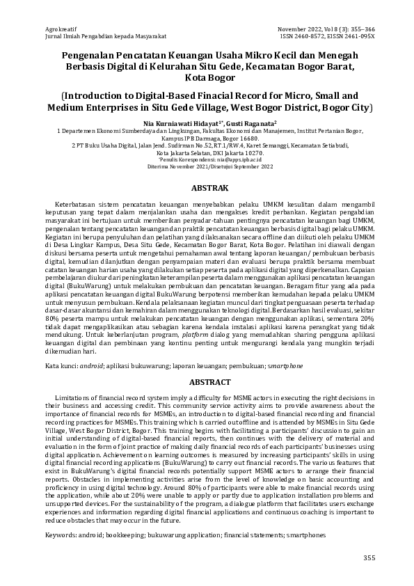 (PDF) Pengenalan Pencatatan Keuangan Usaha Mikro Kecil dan Menegah ...