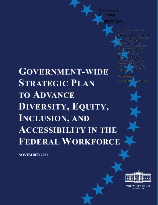 (PDF) GOVERNMENT-WIDE STRATEGIC PLAN TO ADVANCE DIVERSITY, EQUITY ...