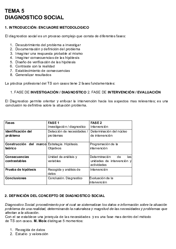 (DOC) TEMA 5 DIAGNOSTICO SOCIAL