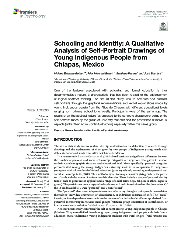 (PDF) Schooling's Impact on Indigenous Identity Art