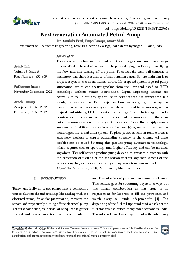 (PDF) Next Generation Automated Petrol Pump