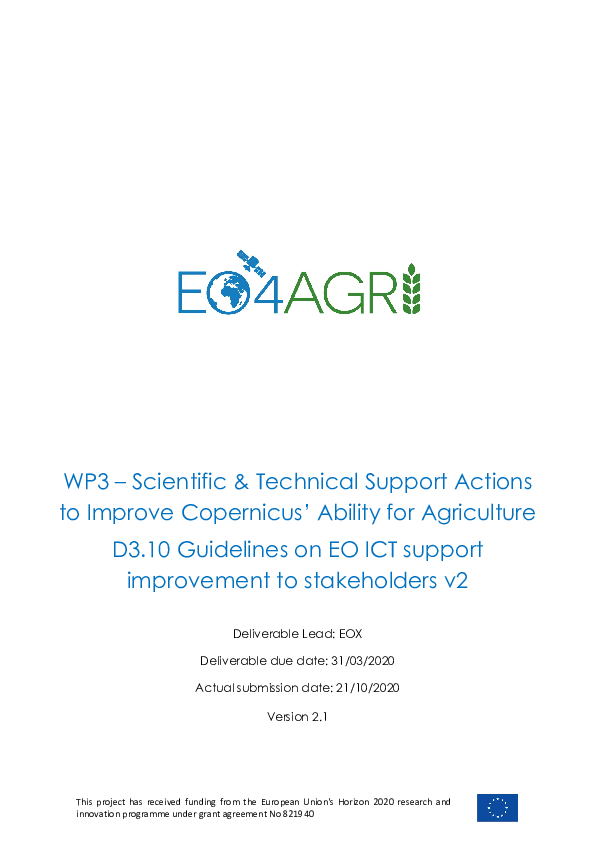 (PDF) Guidelines on EO ICT support improvement to stakeholders v2