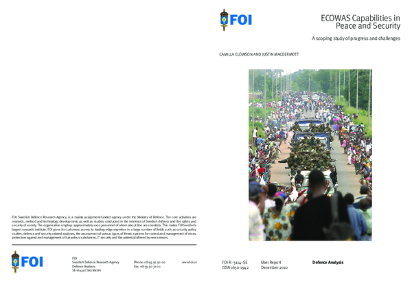(PDF) ECOWAS capabilities in peace and security: a scoping study of ...