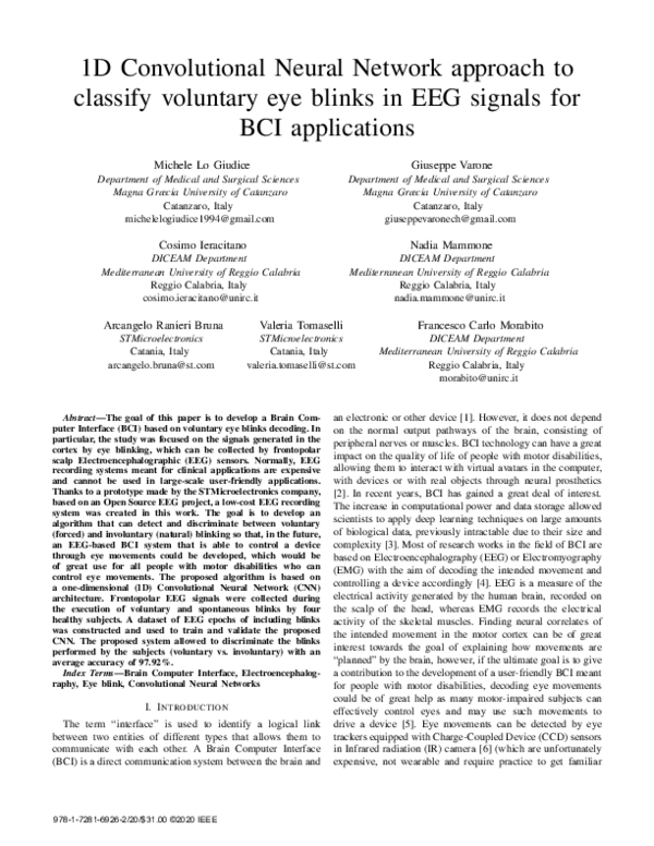 (PDF) 1D Convolutional Neural Network approach to classify voluntary ...