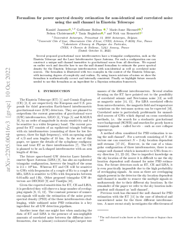 Pdf Formalism For Power Spectral Density Estimation For Non Identical And Correlated Noise