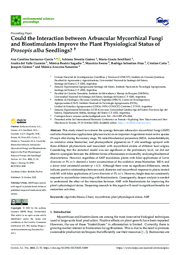 (PDF) Could the Interaction between Arbuscular Mycorrhizal Fungi and Biostimulants Improve the ...