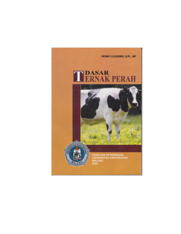 (PDF) Buku Ajar Dasar Ternak Perah