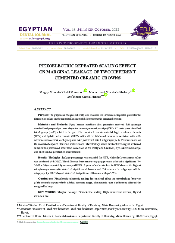 (PDF) Piezoelectric Repeated Scaling Effect on Marginal Leakage of Two ...
